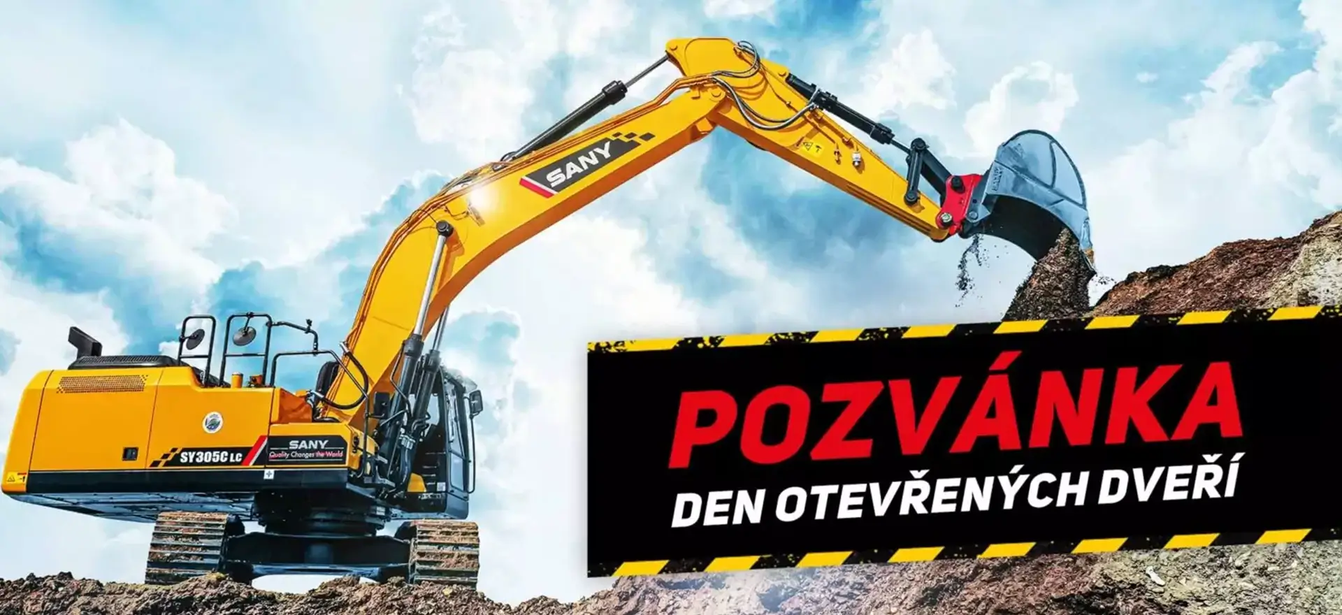 Invitation to the CARACAL MACHINES Open DAY - JAPAN TYRES OTR Czech